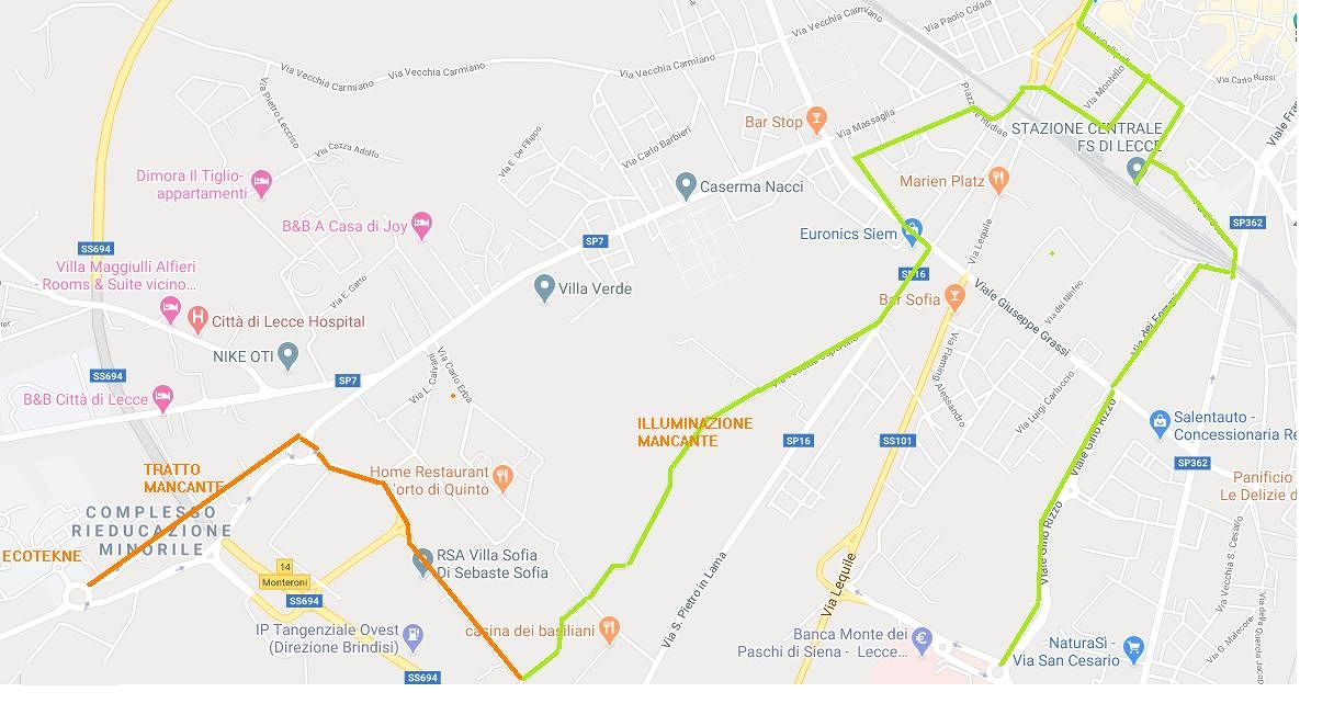 “Completare il percorso ciclabile da Lecce a Ecotekne”, al via la ...