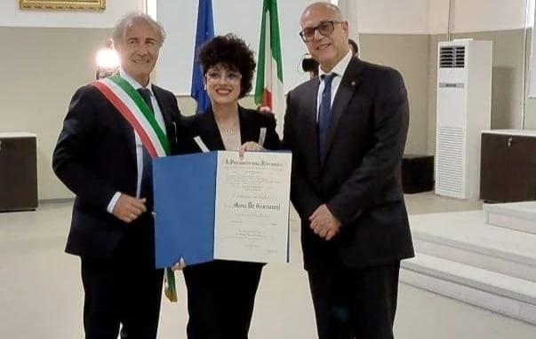Maria De Giovanni 'Commendatore al Merito della Repubblica Italiana ...