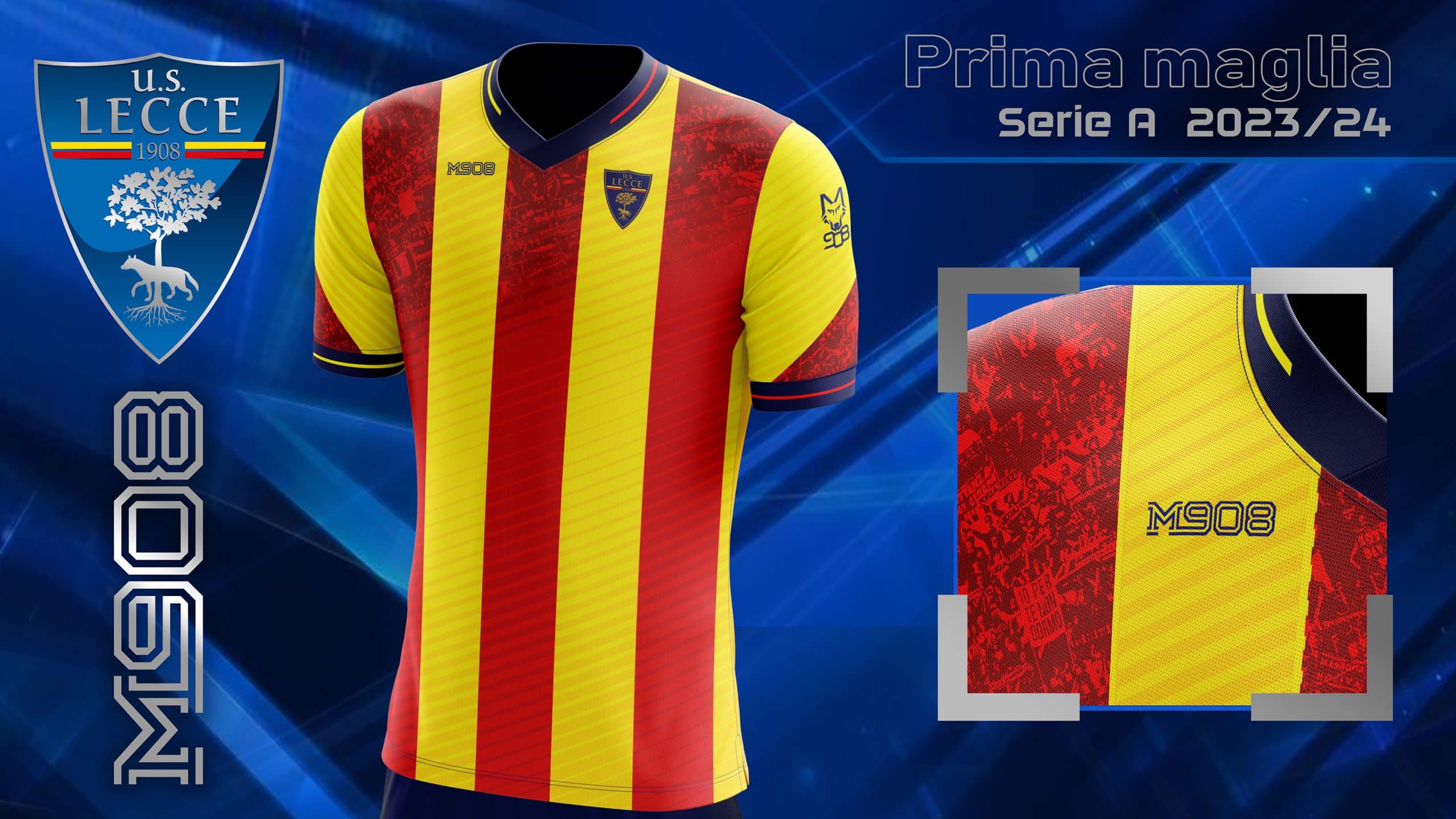 Presentate le maglie del Lecce per la prossima stagione, omaggi ai ...
